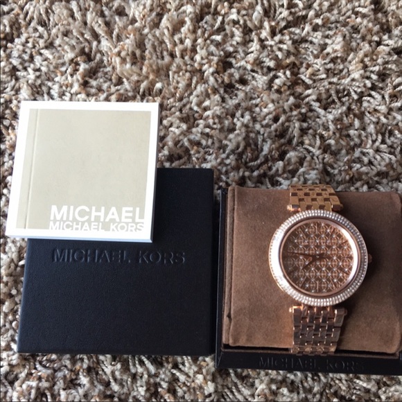 MICHAEL Michael Kors | Accessories | Michael Kors Darci Rose Gold Tone ...